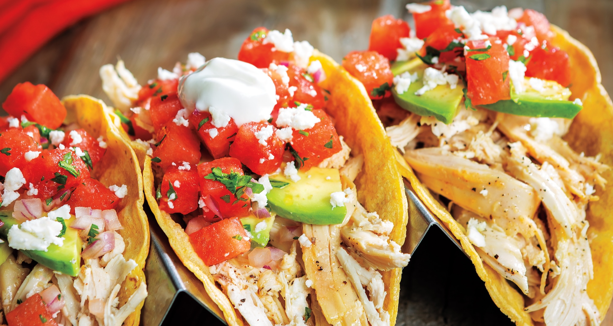 Chicken & Watermelon Salsa Tacos | Recipes